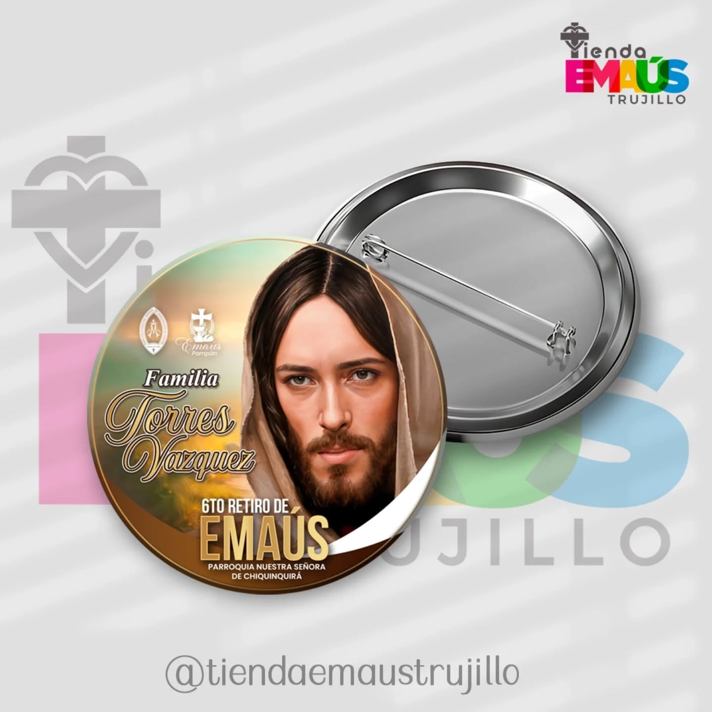 Chapas Emaús (Docena) – Tienda Emaús Trujillo