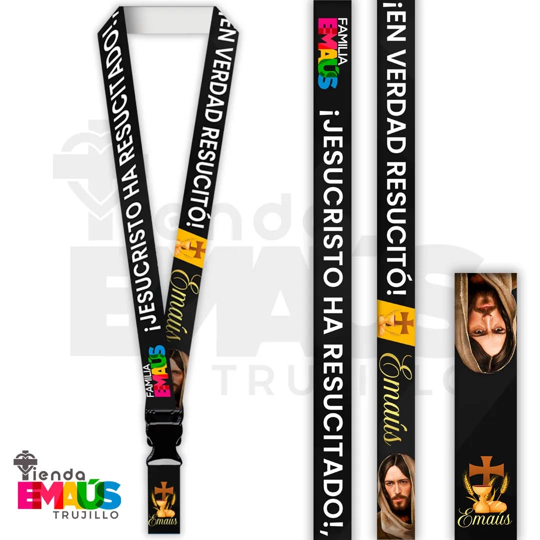 Lanyards Doble Gancho Caballero – Tienda Emaús Trujillo