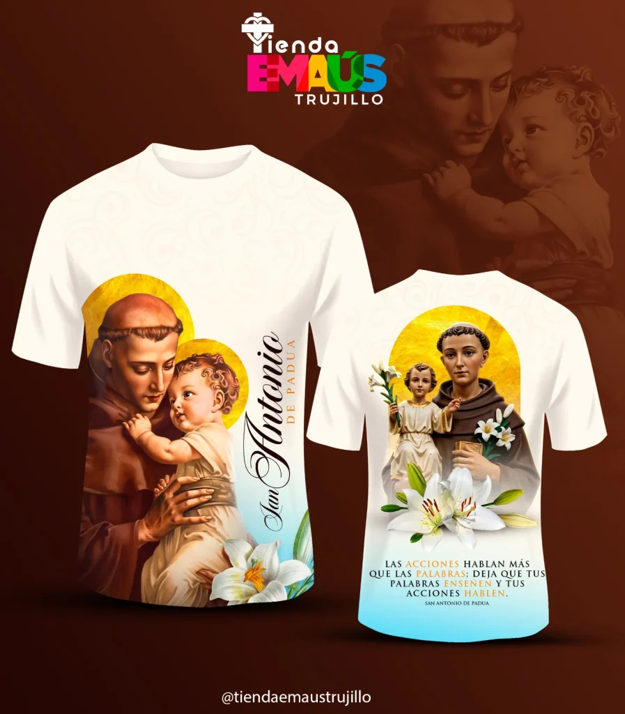 Franela San Antonio de Pauda – Tienda Emaús Trujillo