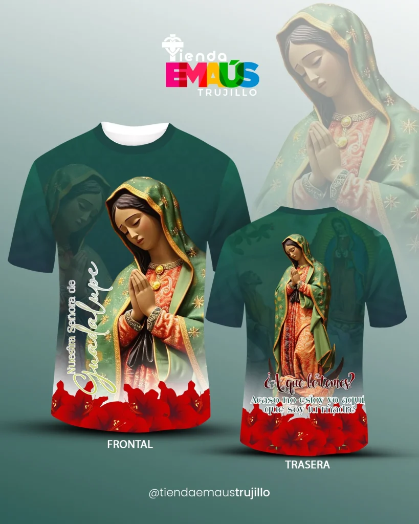 Franela Virgen de Guadalupe – Tienda Emaús Trujillo