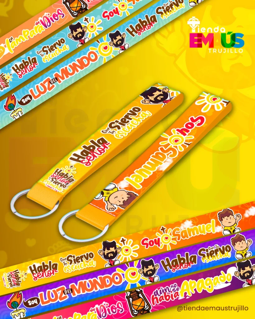 Llavero Mini Lanyards El Llamado de Samuel (Docena) – Tienda Emaús Trujillo